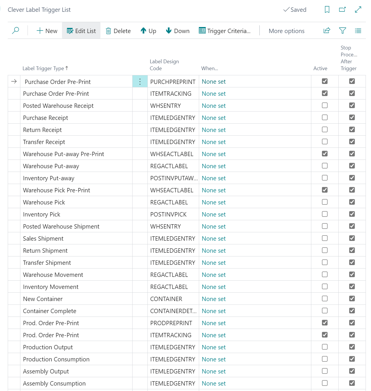 Clever Dynamics - Default Configuration
